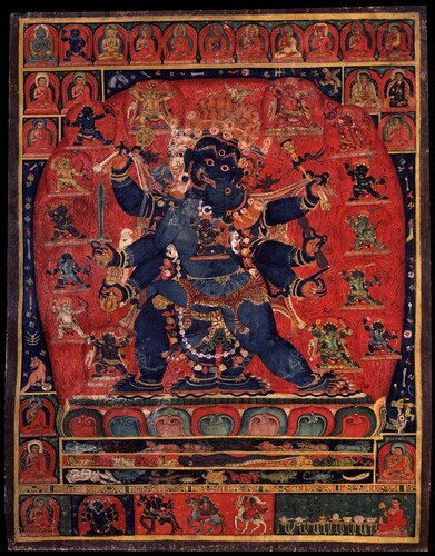 Buddhist Deity: Yamari, Krishna