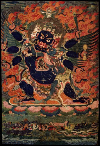 Buddhist Deity: Yamari, Krishna