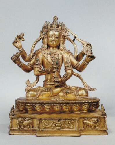 Tibet: Densatil Monastery Style Sculpture