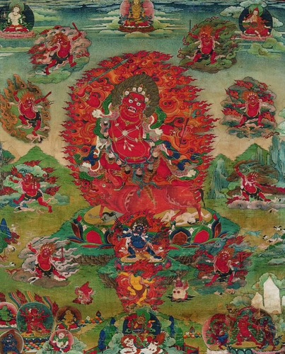 Buddhist Deity: Yamari, Rakta, Main Page